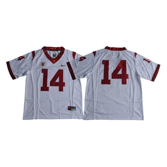 Shirts | Usc Trojans Sam Darnold White Jersey | Poshmark